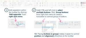 Custom toolbar in PowerPoint - Ampler