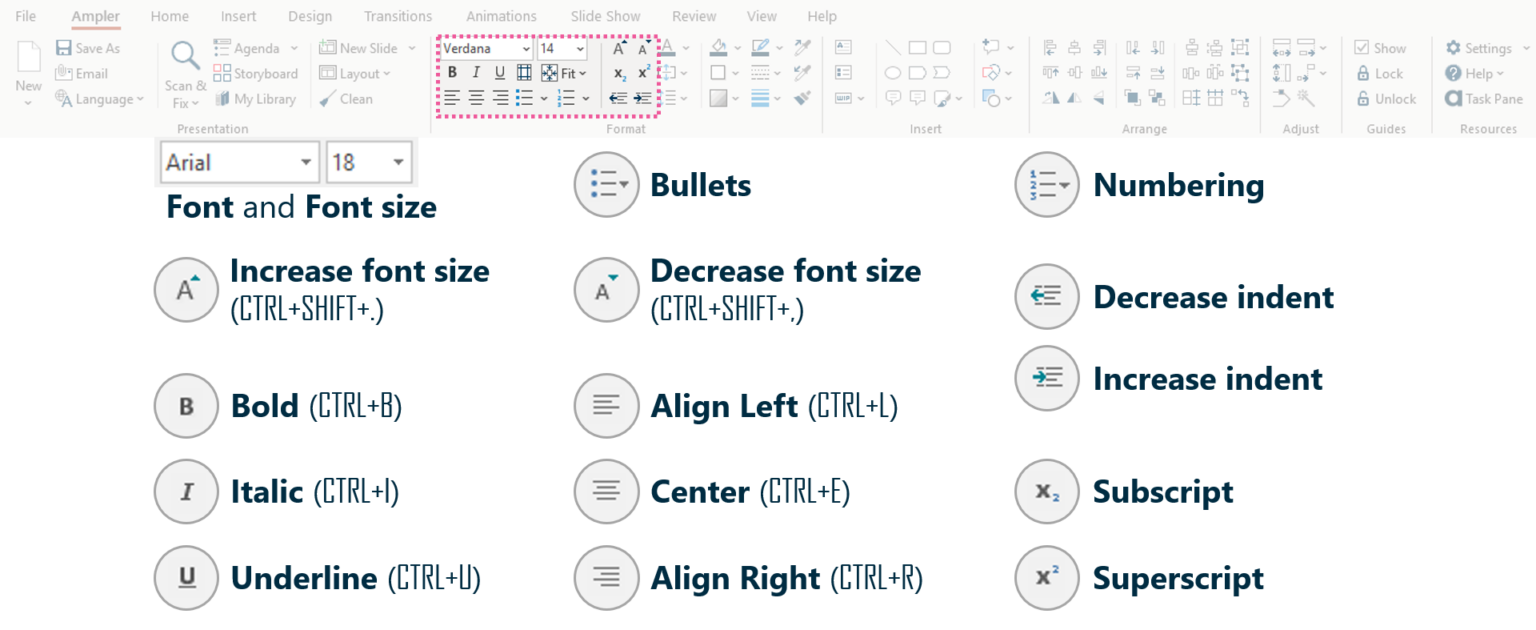 Adjust standard text and paragraph settings - Next generation tools for ...