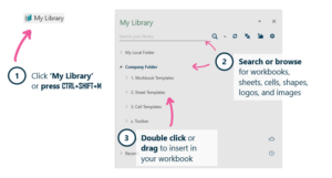 Library in Excel - Next generation tools for Microsoft Office