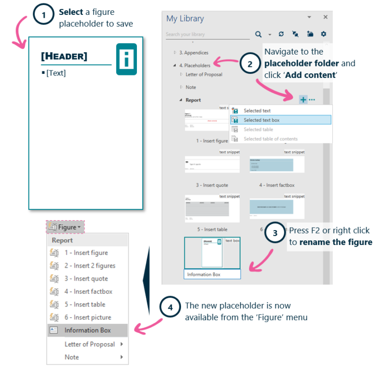 Insert figures in Word - Ampler