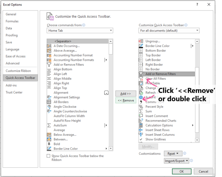 Best practices for the Quick Access Toolbar in Microsoft Excel ...