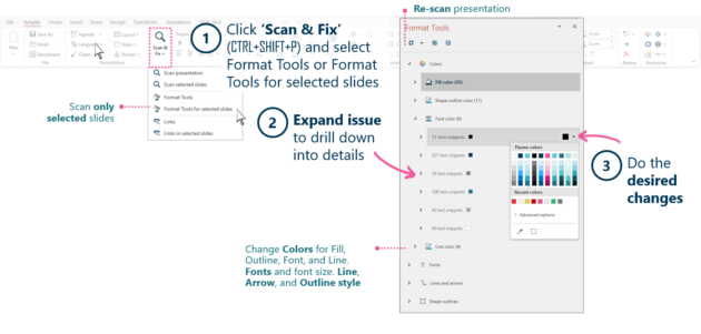 How to Use “Scan & Fix” to Make Perfect PowerPoint Slides Fast - Ampler