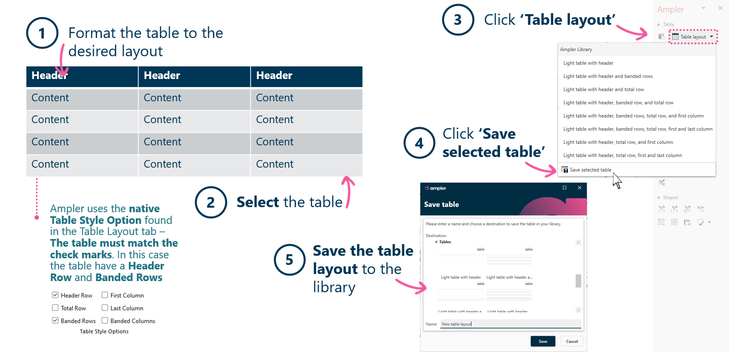 Save a table layout to the library - Next generation tools for ...