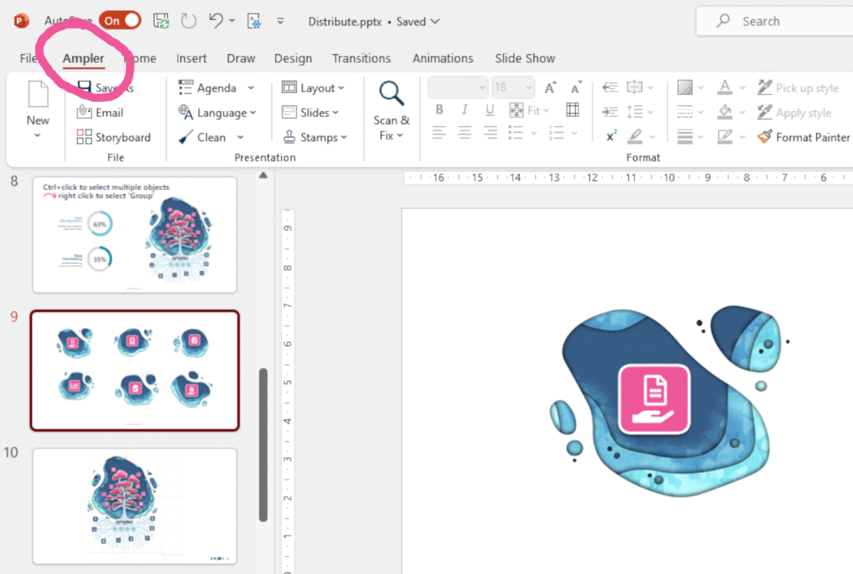 How to Distribute Shapes in PowerPoint for Polished Presentations - Ampler