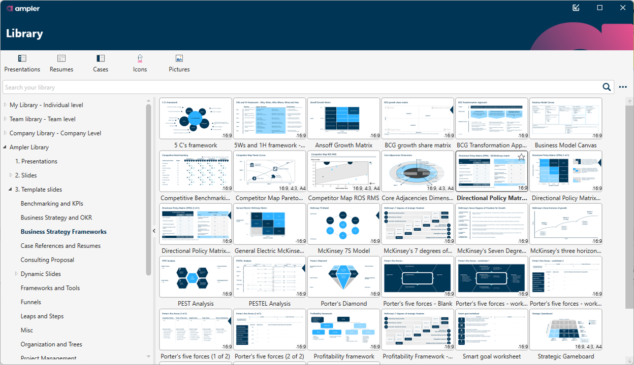 Ampler: The Ultimate PowerPoint add-in designed for consultants - Ampler